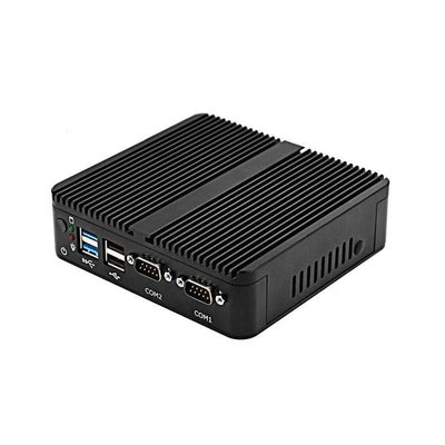 MC-18 Mini Desktop Computer Kiosk PC Celeron J1900 J4125 NUC Fanless Design