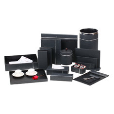 China wholesale pu leather tissue box hotel room accessories supplier