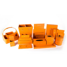 China China custom leather handmade PU leather service menu file folder hotel amenity supplier supplier