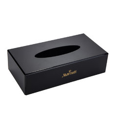 China Free sample high-end hotel guest room acrylic rectangle tissue box storage box , tissue box manufacturer supplier