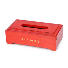 China Free sample hotel red acacia wooden serving tray for room supplier