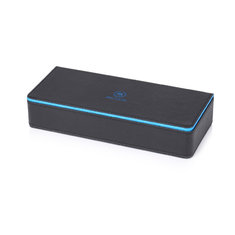 China High Quality black Leather Custom Logo stationery box for Marriot hotel supplier