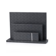 China 5-star hotel leather information stand for Marriot hotel supplier