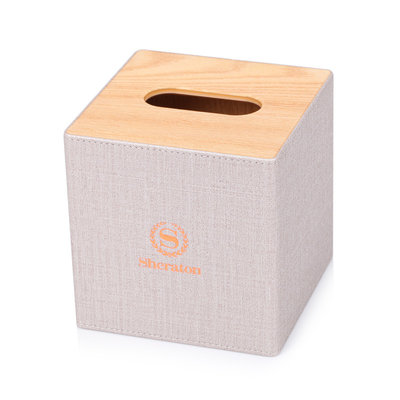 wooden 320*240*45mm pu leather information folder for 5-star hotel guest supplies supplier