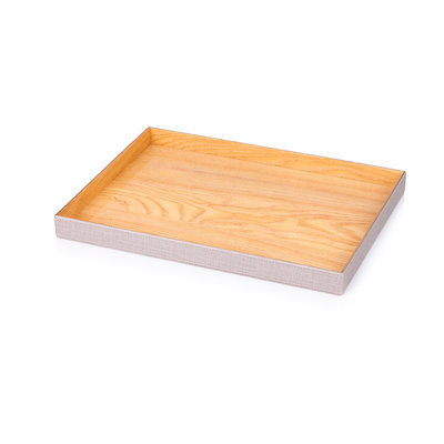 wooden 320*240*45mm pu leather information folder for 5-star hotel guest supplies supplier