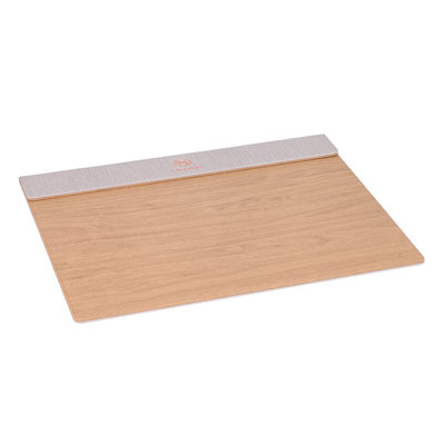 wooden 320*240*45mm pu leather information folder for 5-star hotel guest supplies supplier