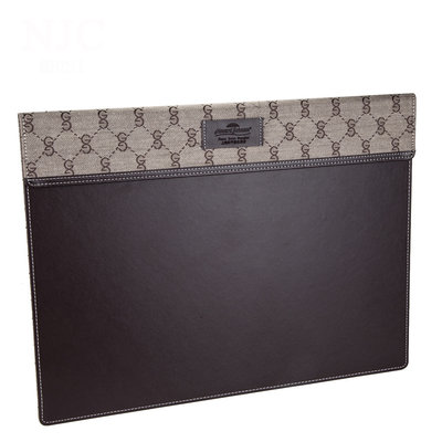 Free sample china manufacturer 5-star hotel real leather office desk pad supplier