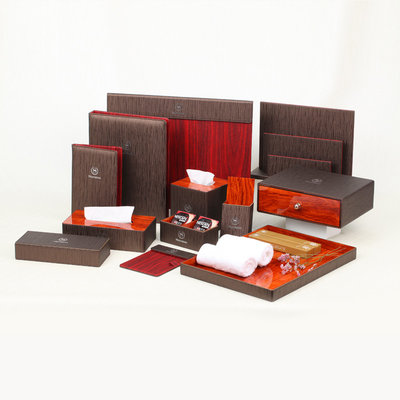 Wholesale china manufacturer cheap price leather sets luxury hotel supplies supplier