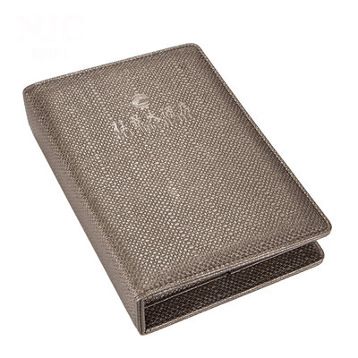 China custom leather storage box Hign-quality handmade TV leather remote holder hotel supply supplier