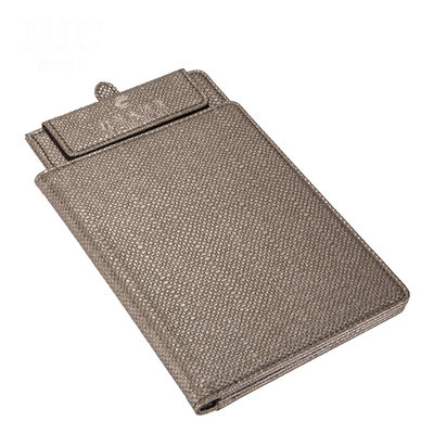 China custom leather storage box Hign-quality handmade TV leather remote holder hotel supply supplier