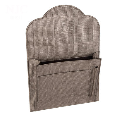 China custom leather storage box Hign-quality handmade TV leather remote holder hotel supply supplier