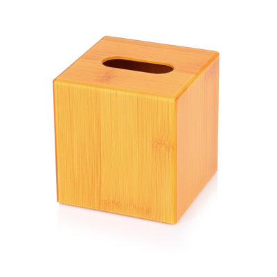 Free sample customized bamboo finished acrylic soap dish for 5-star hotel supplier