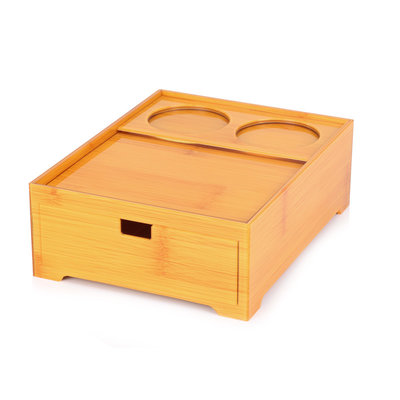 Free sample customized bamboo finished acrylic soap dish for 5-star hotel supplier