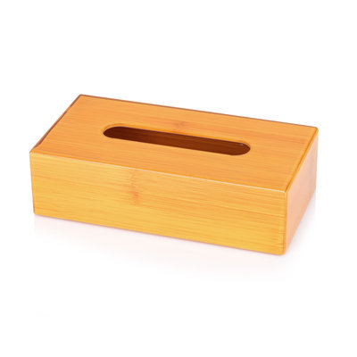 Free sample bamboo finished PMMA acrylic hotel consumable box for hotel amenities supplier