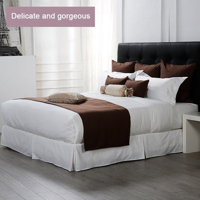Cheaper Satin 400Tc Hotel Bedsheets Duvet Wholesale Bed Cover For Sale supplier
