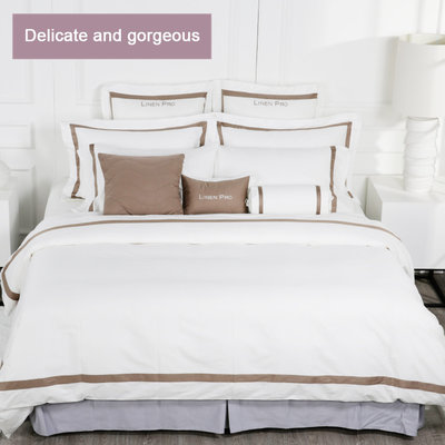 Cheaper Satin 400Tc Hotel Bedsheets Duvet Wholesale Bed Cover For Sale supplier
