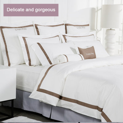 Cheaper Satin 400Tc Hotel Bedsheets Duvet Wholesale Bed Cover For Sale supplier