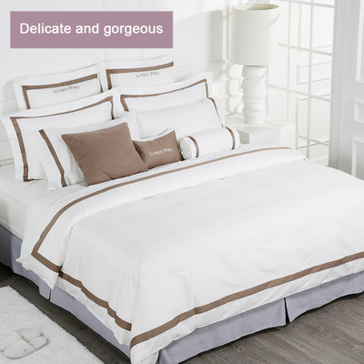 Cheaper Satin 400Tc Hotel Bedsheets Duvet Wholesale Bed Cover For Sale supplier
