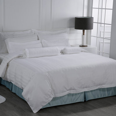 White Cotton jacquard hotel special quilt cover supplier
