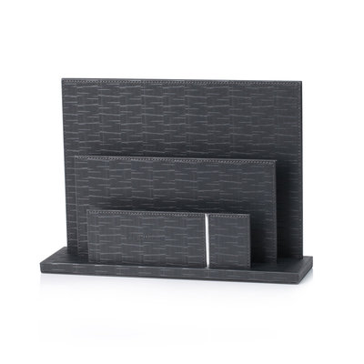 5-star hotel PU desk blotter with 450*350*60mm for Marriot hotel supplier