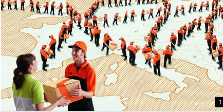 Door to Door From China To Germany TNT Courier Service Cross Country
