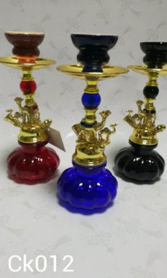 Woyu Mini Iron Hookah Delicate Arab Shisha with Colorful Glass Bottle Best New Year Gift
