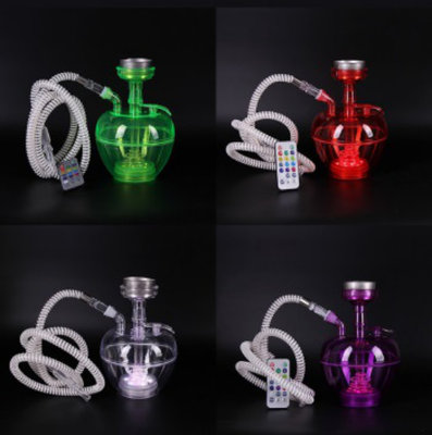 Woyu Mini Acrylic Hookah Apple Style Popular In Europe with LED Light