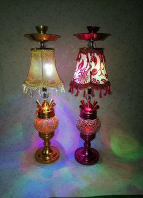 Woyu Aluminum Hookah Chinese Style Festive Lantern Shisha Nargile with 4 Tubes