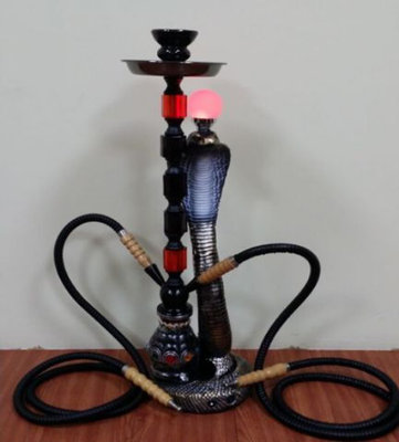 Woyu Resin Hookah Indian Snake God Design Popular in The Middle East Double Pipes Shisha
