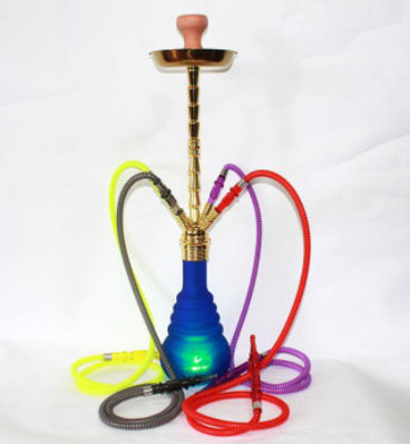 Woyu Zinc Alloy Hookah Polychrome Water Smoking Bottle for Chambers, Bars, Clubs