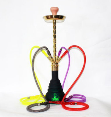 Woyu Zinc Alloy Hookah Polychrome Water Smoking Bottle for Chambers, Bars, Clubs