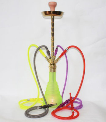 Woyu Zinc Alloy Hookah Polychrome Water Smoking Bottle for Chambers, Bars, Clubs