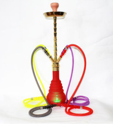 Woyu Zinc Alloy Hookah Polychrome Water Smoking Bottle for Chambers, Bars, Clubs