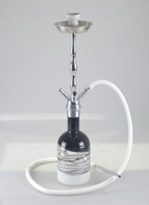 Woyu Newest Design Scrawl Water Smoking Bottle Zinc Alloy Pole Popular in Europe and America