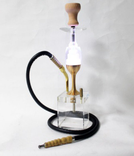 Woyu Aluminum Hookah Wine Acrylic Glass Shisha Nargile Accessories with LED Light