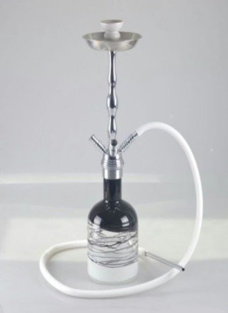 Woyu Newest Design Scrawl Water Smoking Bottle Zinc Alloy Pole Popular in Europe and America