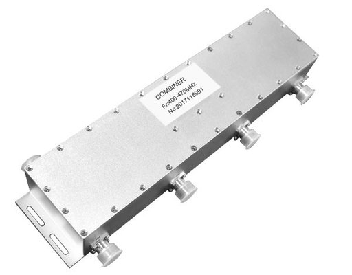 400-470 MHz UHF 4 way combiner ,custom design available,low insertion loss,high power handling
