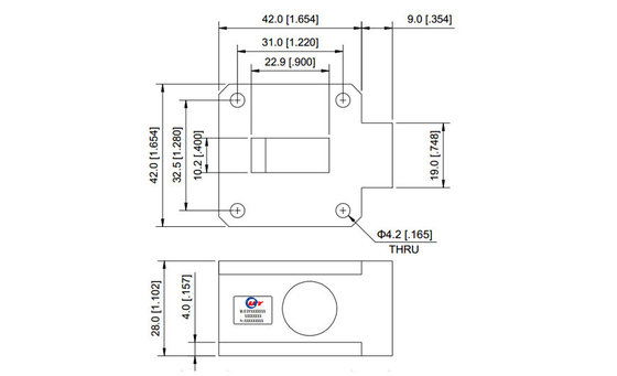 High quality and low price X band  WR90(BJ100) connector type RF Waveguide Isolator