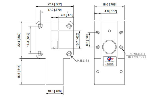 WR42(BJ220) Waveguide Isolator K band Isolator Guaranteed for one year standard.
