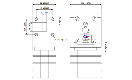WR34(BJ260 Waveguide Isolator K band Isolator Guaranteed for one year standard made in China