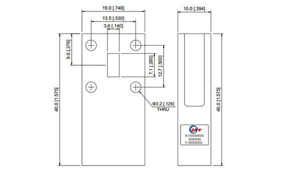 WR28(BJ320) Waveguide Isolator Guaranteed for one year standard made in China