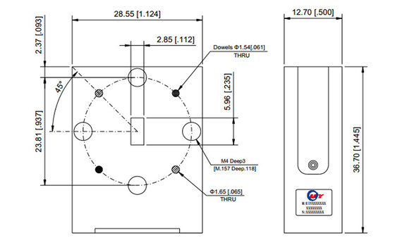 WR22(BJ400)  Waveguide Isolator Guaranteed for one year standard from UIY
