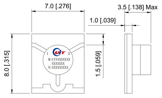 X Band RF high frequency Isolator  Microstrip Isolator 7 to 12GHz with low power