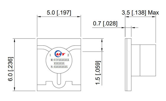 K band split band RF high frequency Isolator  Microstrip Isolator 14 to 23GHz with low power