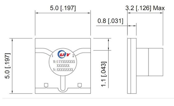 Ferrite K band RF Isolators microstrip Isolator 24 to 30GHz with low power