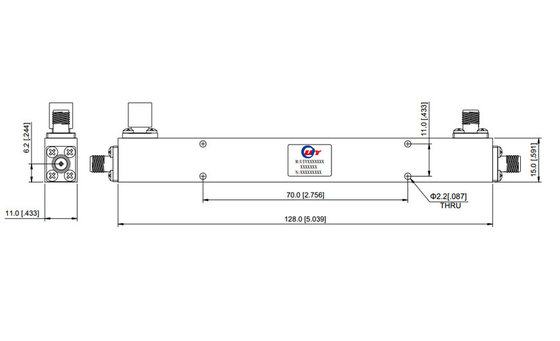 UHF Coupler 400 to  500MHz – Directional Coupler Design Features can be customized