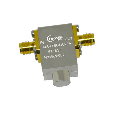 Broadband isolator frequency can be VHF, UHF, L, S, X ,K , Ku band
