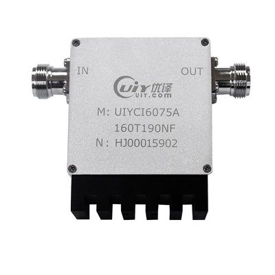 High power isolator with  Low insertion loss, high isolation