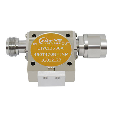 High power isolator with  Low insertion loss, high isolation