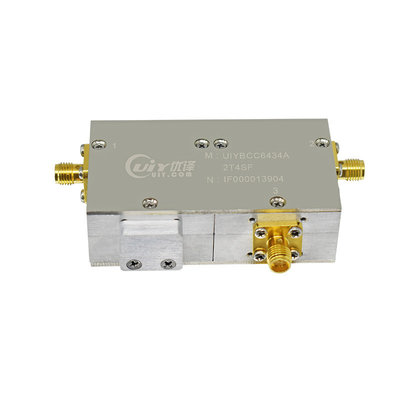 Dual Junction Circulator can be coax, drop in and Magnetic Shield type